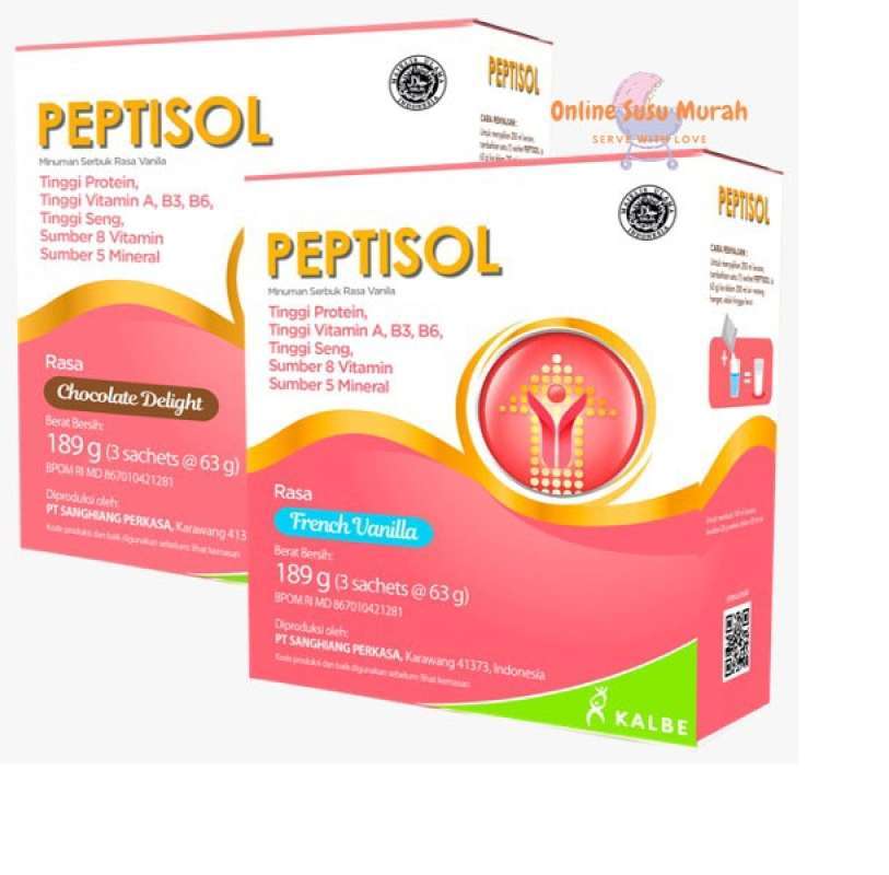 Promo Kalbe Peptisol Cokelat Minuman Kesehatan [190 g] Diskon 7% di ...