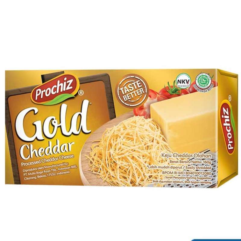 Jual PROCHIZ Gold Keju Cheddar Olahan 160 g di Seller Alfamart Click ...