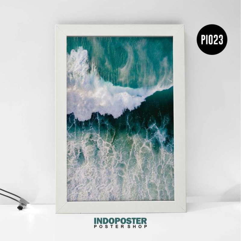 Jual Poster Ocean Wave Surfing Pantai Laut Aesthetic A4 30X20cm di ...