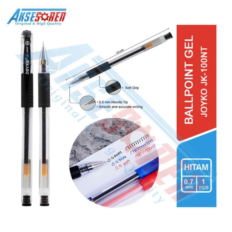 Jual Pulpen Gel Joyko Warna Hitam Original Harga Termurah Mei 2024 | Blibli