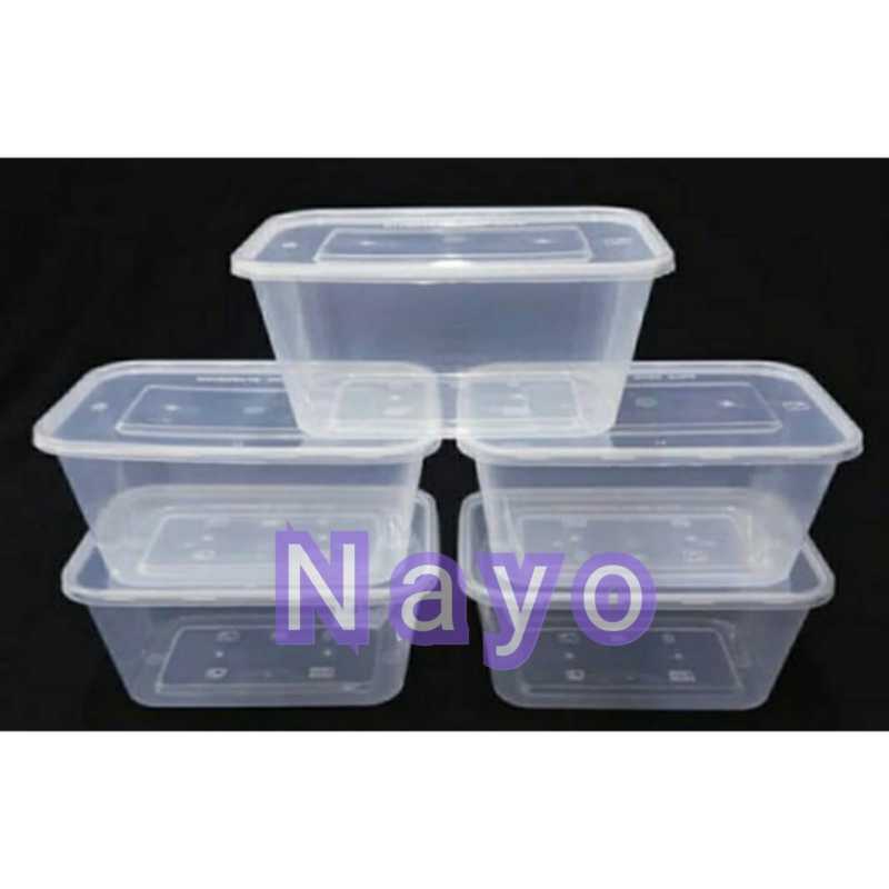 Promo Dm Thinwall Kotak Plastik [1000 Ml/ 25 Pcs] Diskon 20% Di Seller ...