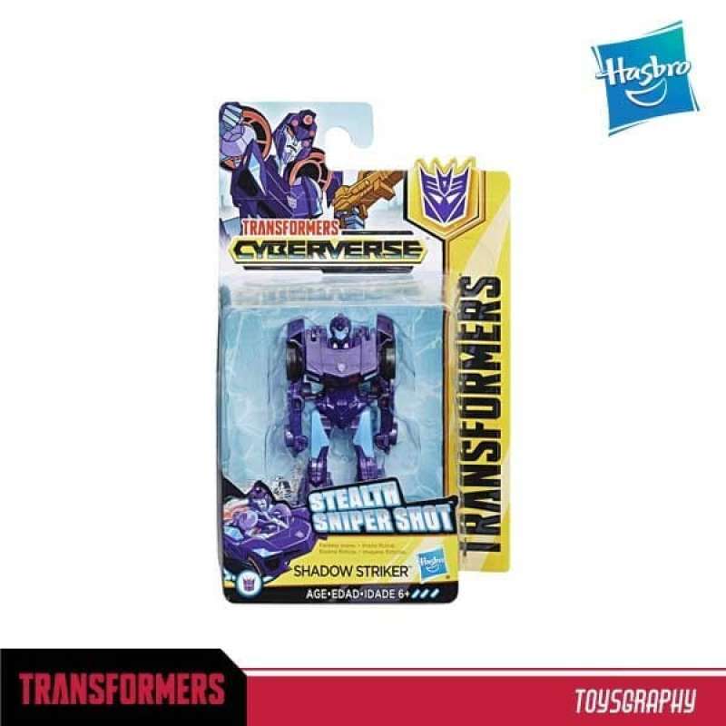 Promo Transformers Cyberverse Attackers Scout Class Shadow Striker ...