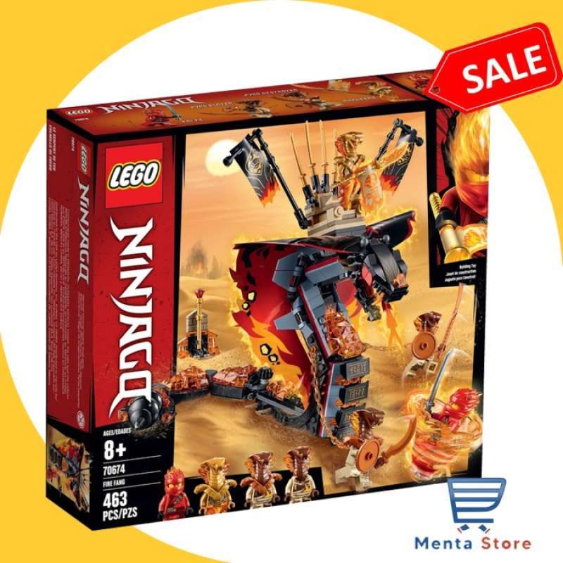Promo Lego Ninjago 70674 Fire Fang Blocks & Stacking Toys Diskon 30% Di ...