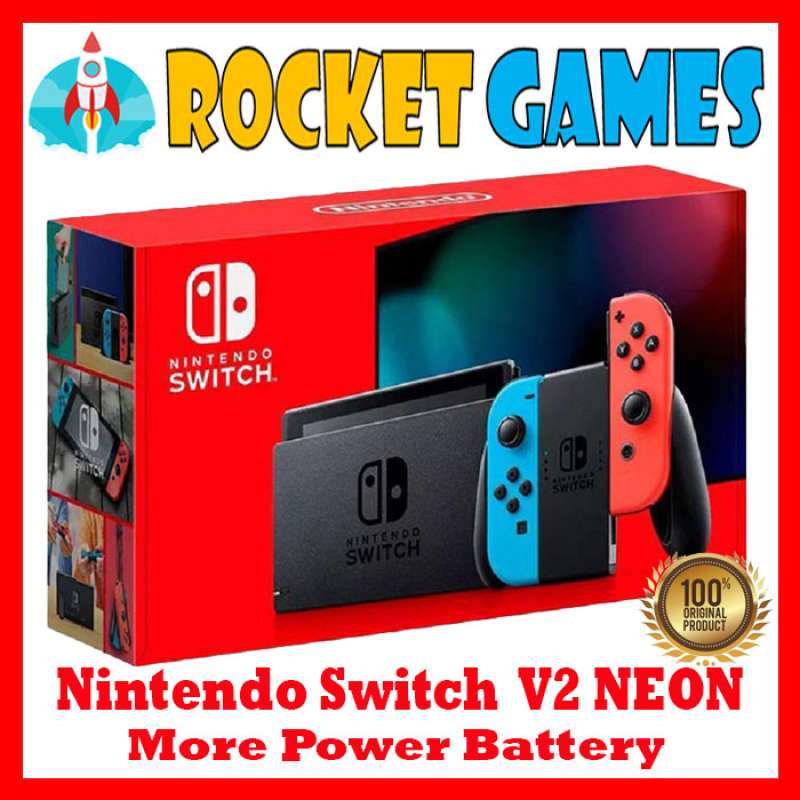 Jual Rocket Games - New Nintendo Switch Neon HAC 001-(01) / Nintendo ...