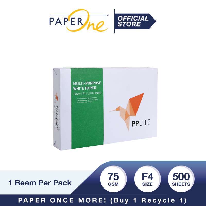 Promo Pp Lite Kertas F4 75gr Copier 1 Rim 500 Lembar Kertas Hvs