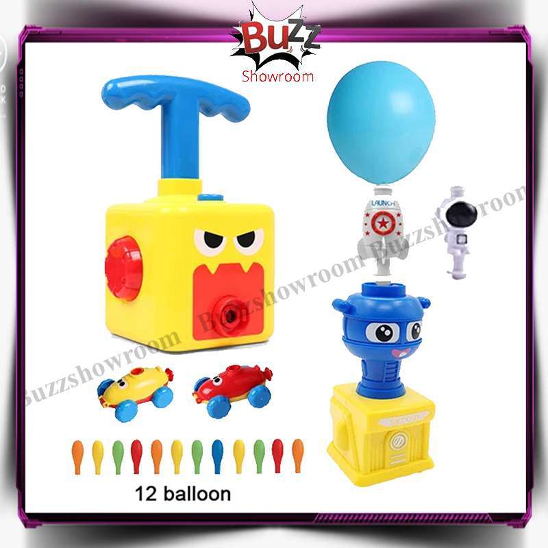 Jual Mainan Balloon Launcher Power Car Mobil Pompa Balon Tekan Anak di ...
