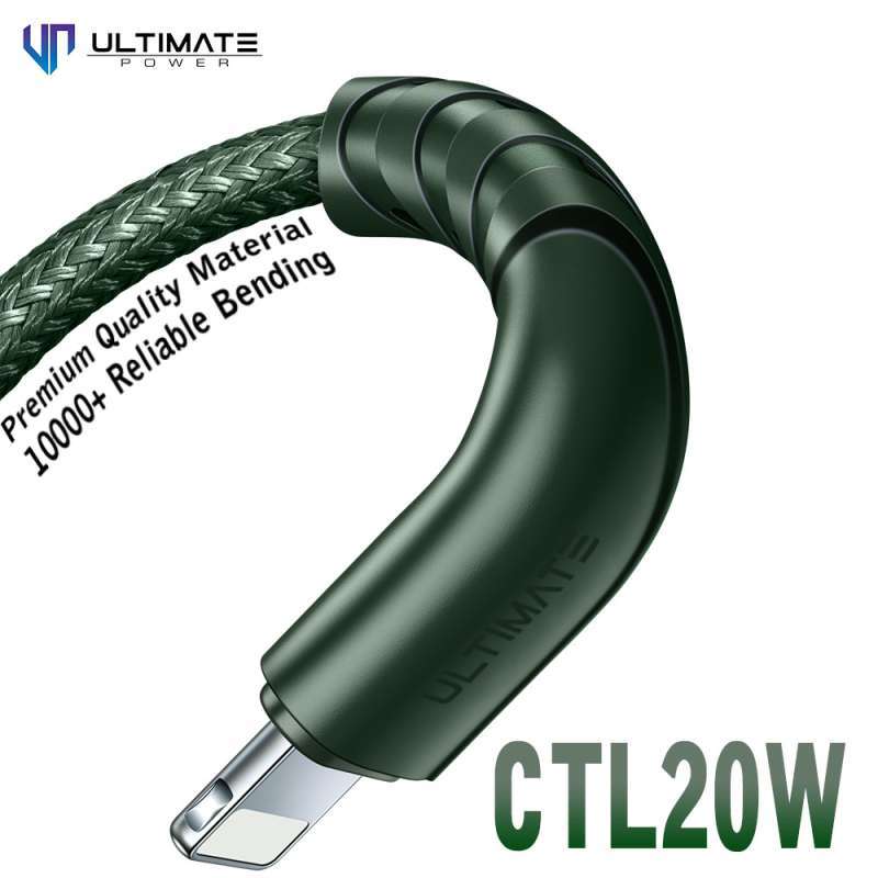 Promo Ultimate Cable PD Fast Charging 20W Type-C to Lightning Kabel ...