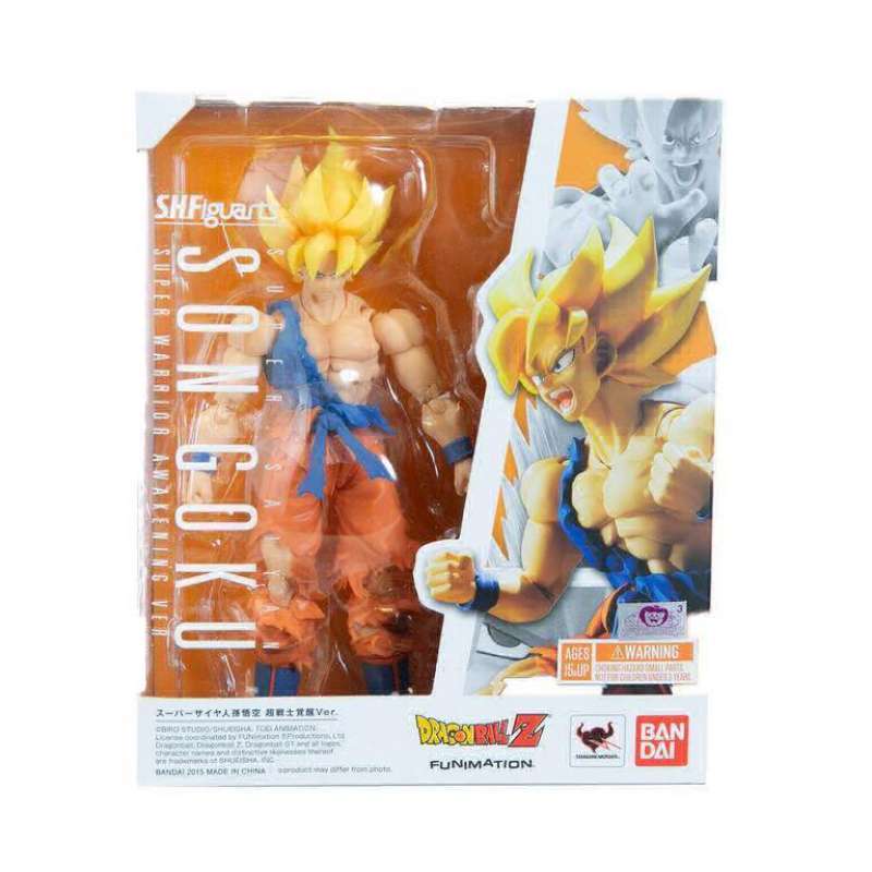 Jual Dragon Ball Z Super Saiyan Son Goku Awakening Version S.H ...