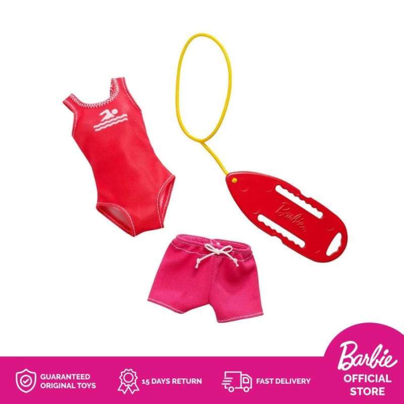 Jual Barbie Careers Lifeguard Fashion Pack and Rescue Float - Mainan di ...