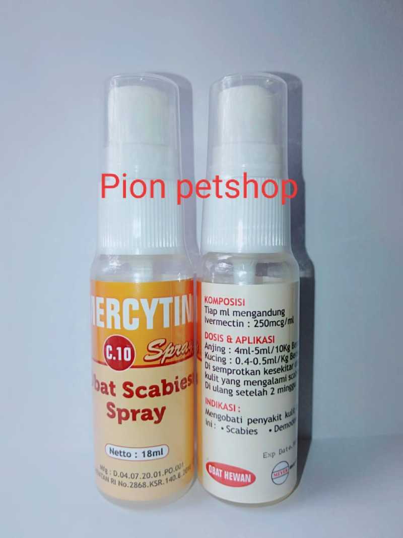 Promo Mercytin Spray Obat Scabies Spray 18 ml Diskon 20% di Seller Pion ...
