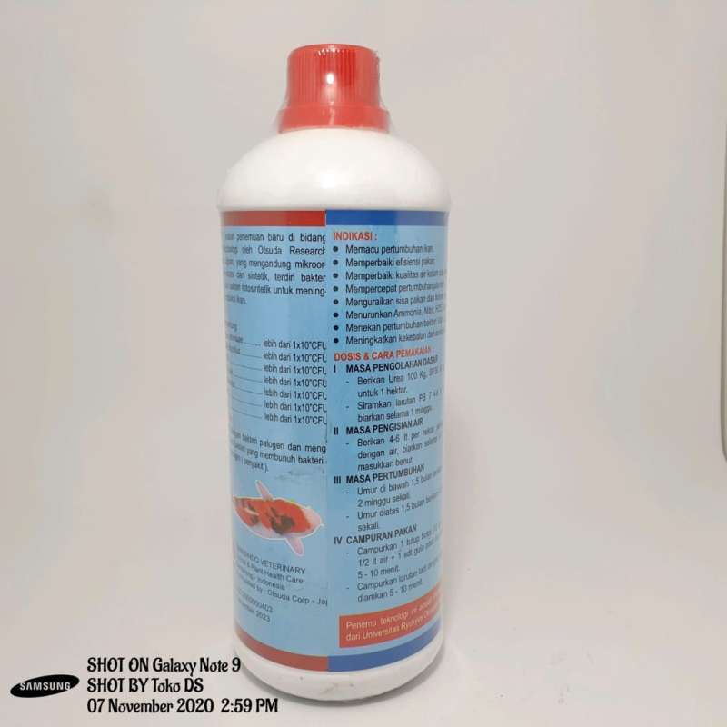 Jual Probio 7 Organic 1l - Probiotik Ikan Menurunkan Ammonia H2s ...
