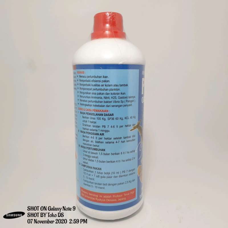 Jual Probio 7 Organic 1l - Probiotik Ikan Menurunkan Ammonia H2s ...