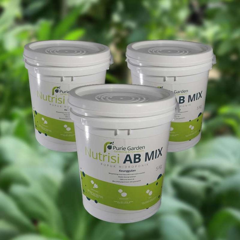Jual Nutrisi Tanaman Hidroponik AB Mix 5kg 10 Liter Pekat di Seller ...