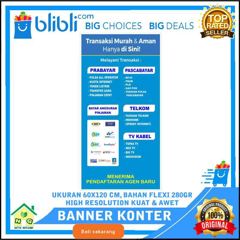 Promo Nasya Gaulcomp Spanduk Banner Poster Plang Promosi Usaha Bisnis ...