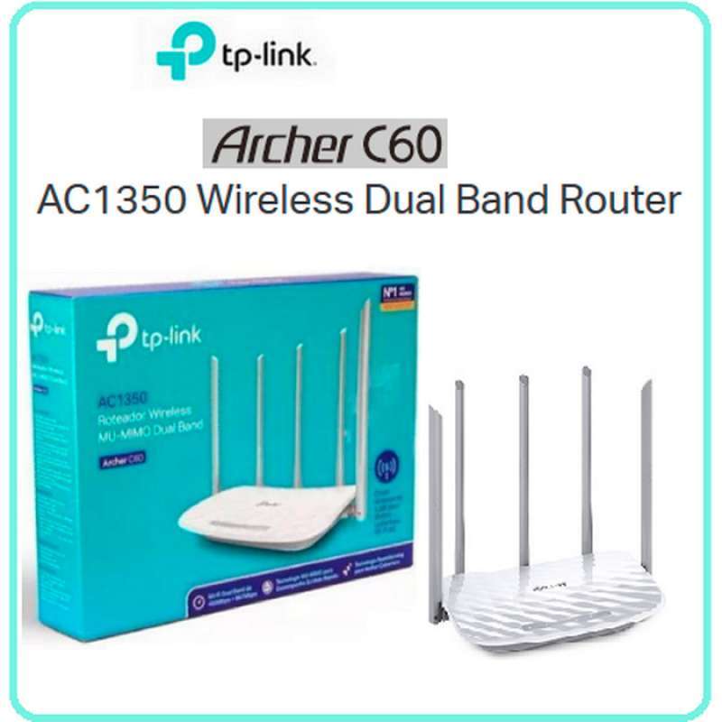 Jual Tp-link Archer C60 Ac1350 Wireless Dual Band Router Di Seller ...