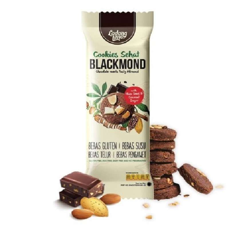 Jual Ladang LIma Blackmond Cookies Sachet Satuan 33 gr Gluten Free di ...