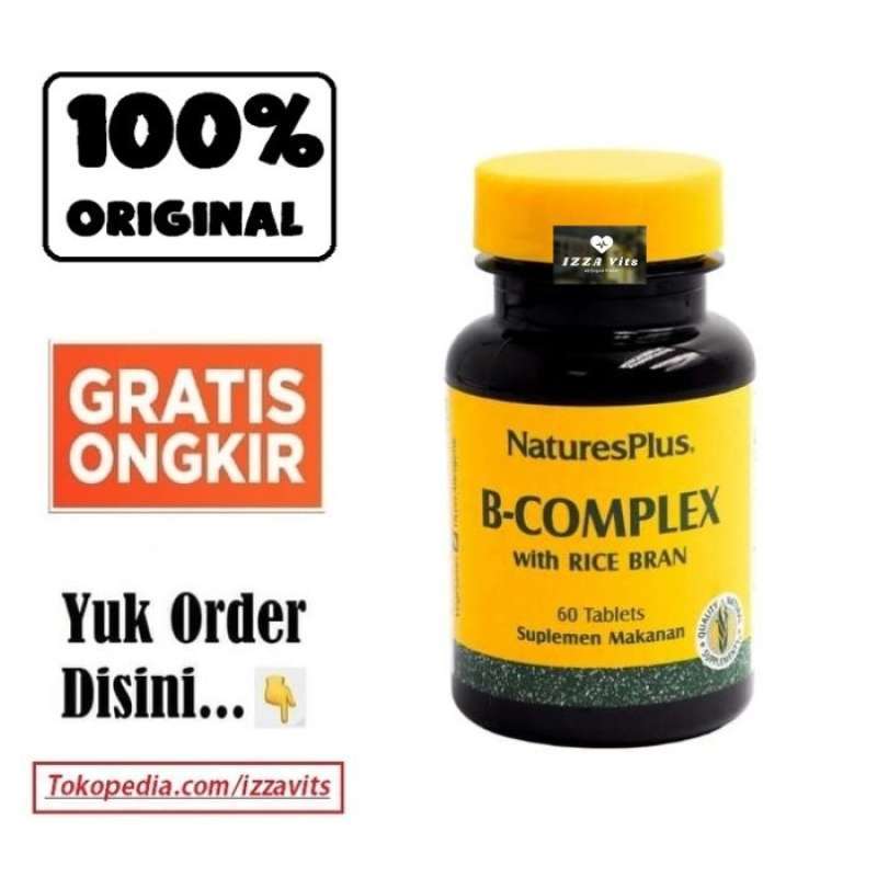 Promo Nature's Natures Nature Plus B-Complex Bcomplex Rice Bran 60 Tabs ...