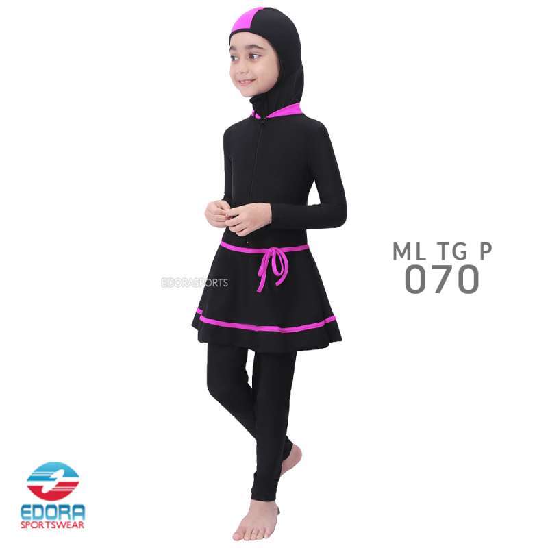 Promo Baju Renang Anak SD Perempuan 6-11 Tahun Model Baru Polos ...