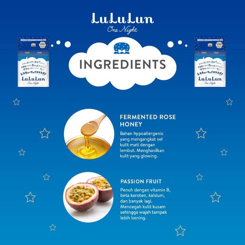 Jual Lululun One Night Rescue Sheet Mask [Exfoliator (Biru)] di Seller ...