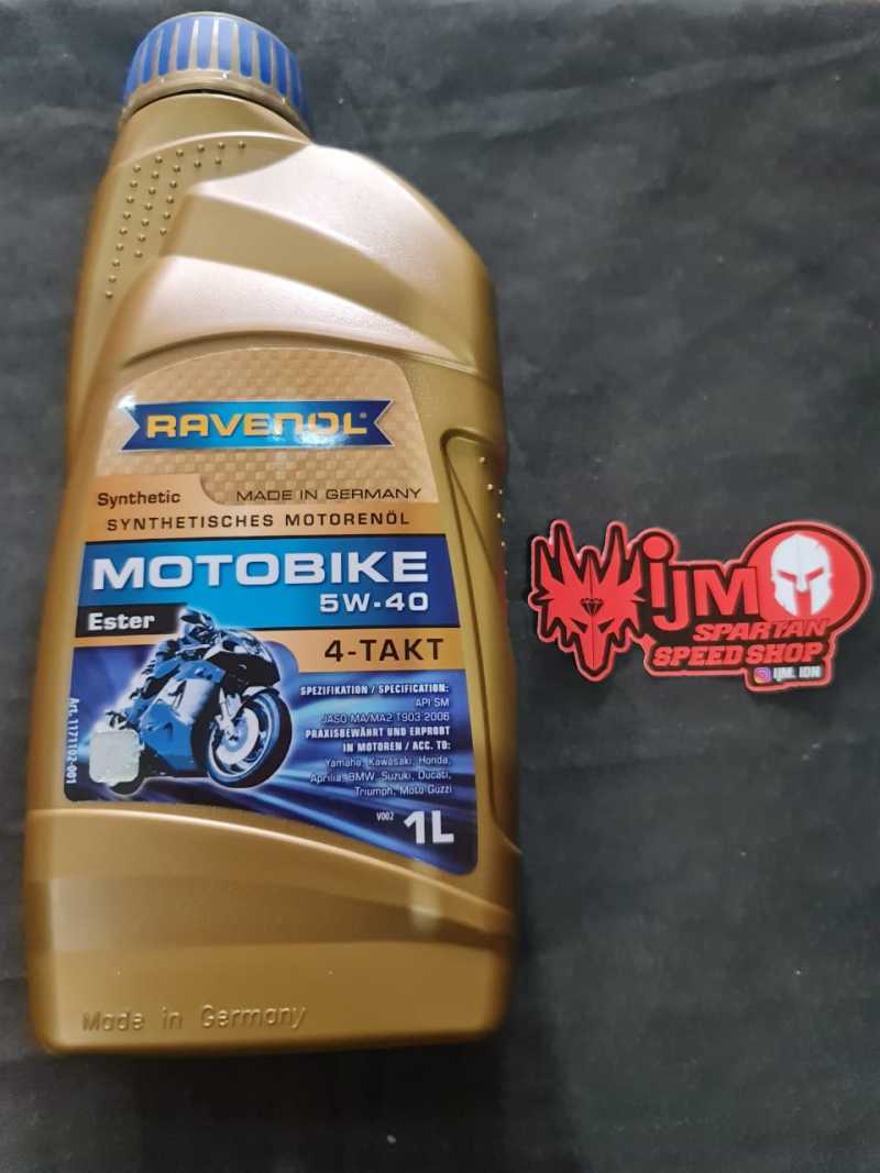 Jual OLI RAVENOL MOTOBIKE 5W-40 1 LITER MADE IN GERMANY di Seller IJM - Penjaringan, Kota ...