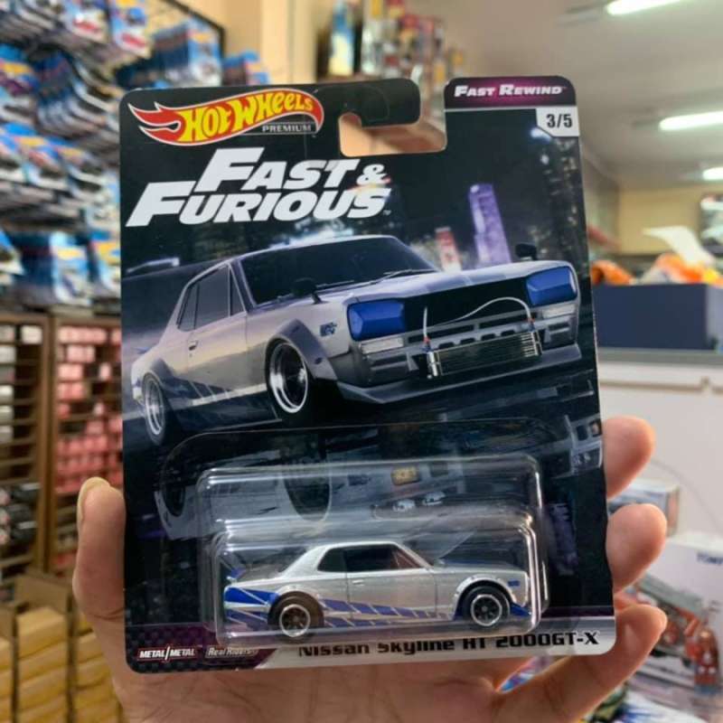Jual Hotwheels Premium Fast Rewind - Fast Furious Nissan Skyline Ht ...