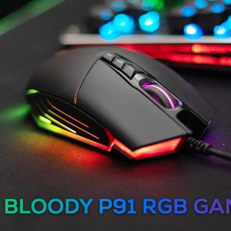 Promo Mouse Gaming Bloody P91s Animation RGB Ultra Core Activated ...