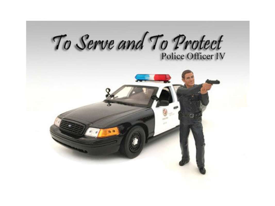 Jual Police Officer IV Figure For 1:18 Scale Models by American Diorama ...
