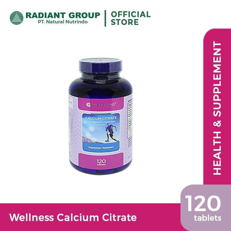 Promo Wellness Calcium Citrate (120 Tabs) Diskon 33% di Seller Herbal Lovers - Duri Kepa, Kota ...