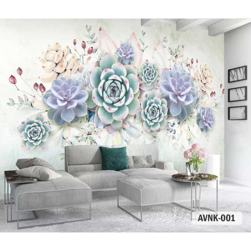 Jual Wallpaper Floral 3d Series, Wallpaper Bunga 3d, Wallpaper Custom ...