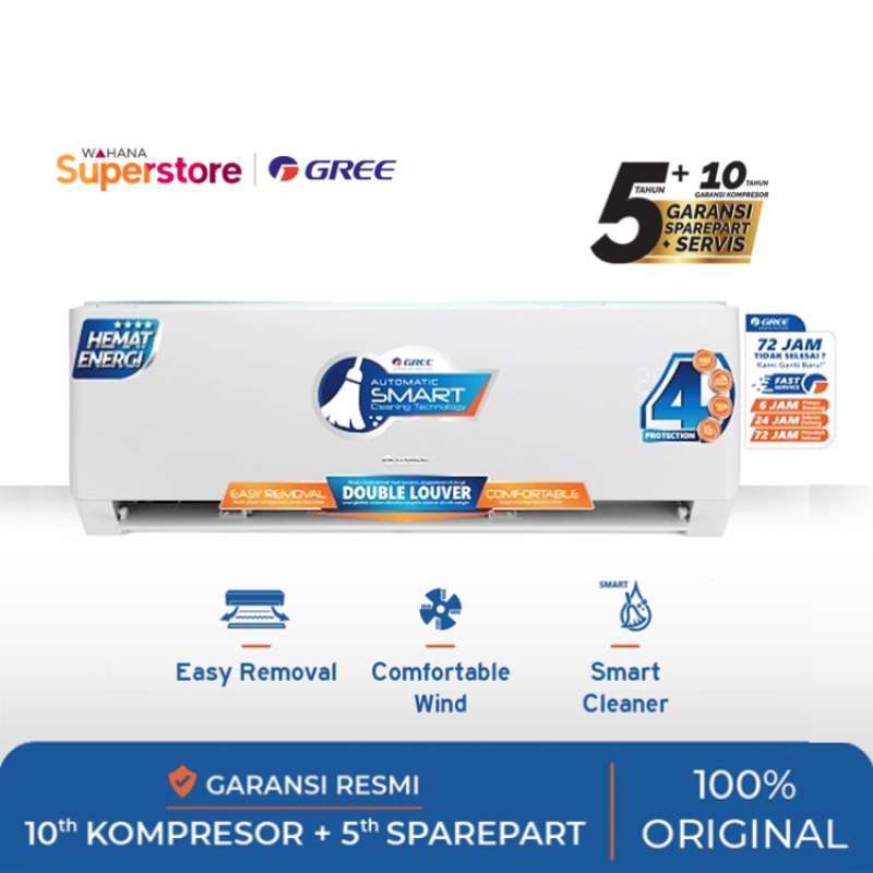 Jual Gree GWC-12MOO5 AC Standard Wall Mounted Split MOO 5 Series 1 1/2 ...