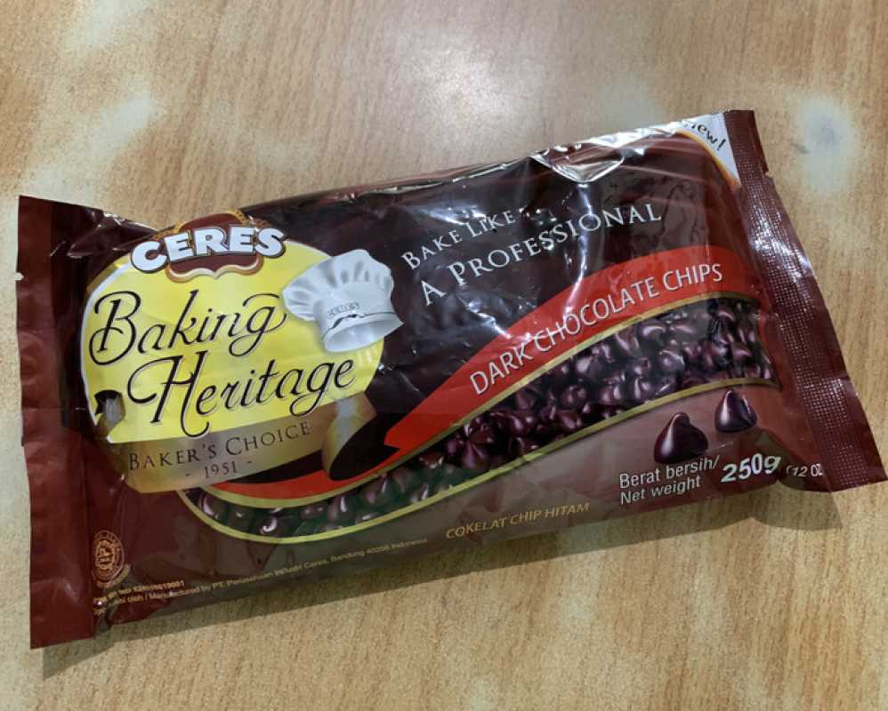 Jual Ceres Chip Dark 250 gr pack - chocolate chip teardrop drop (Kode ...
