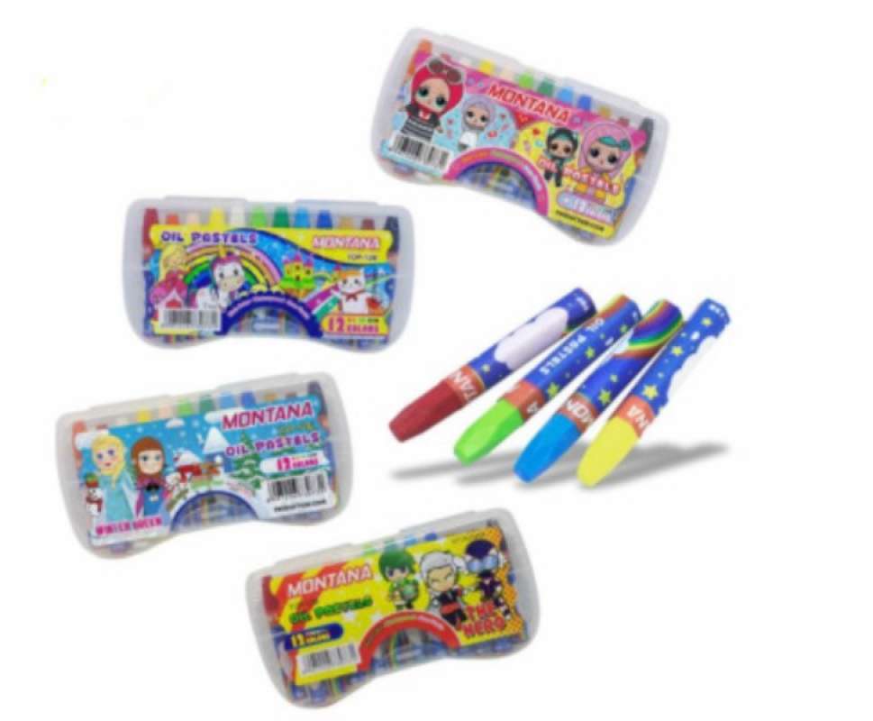 Jual Crayon Mini Krayon Mini 12 Warna Oil Pastel Crayon Mewarnai ...