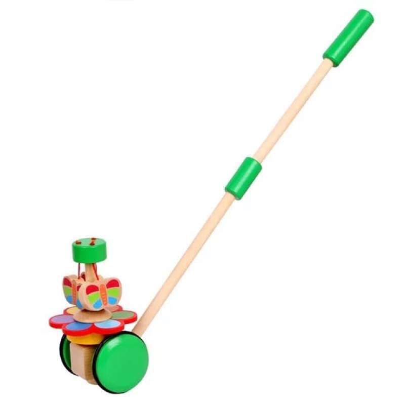 Jual Trolley Wooden Kids mainan dorong dan tarik anak - Kupu Kupu di ...