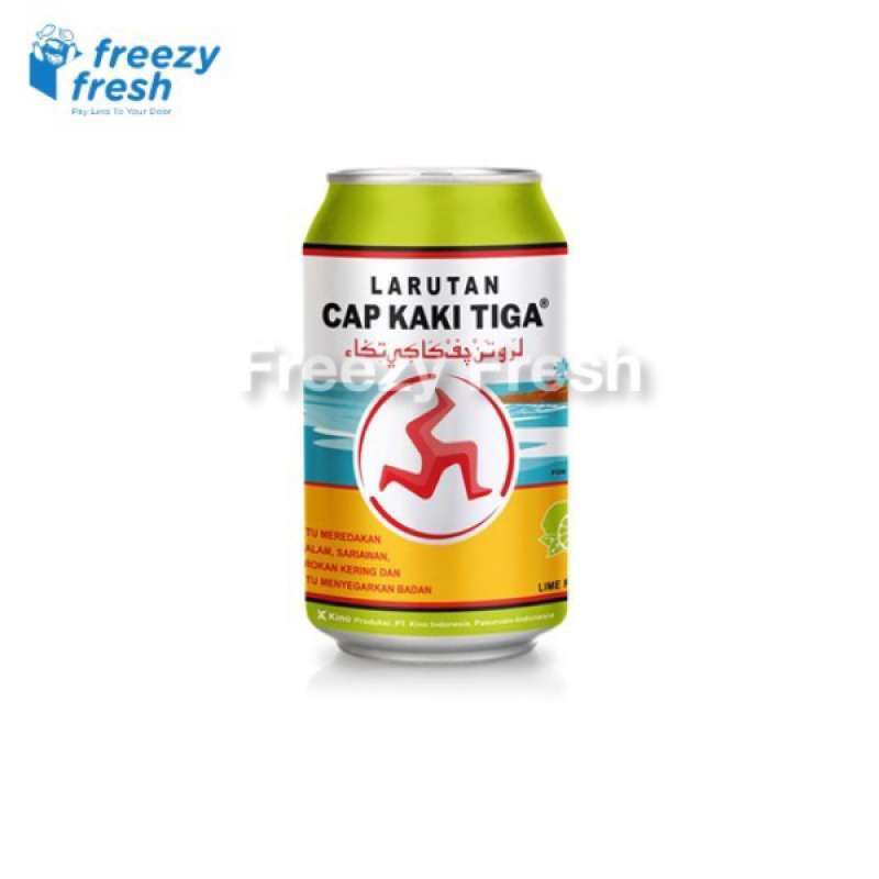 Jual Minuman Larutan CAP KAKI TIGA, Rasa Lime 320ml di Seller Freezy ...
