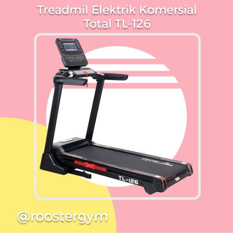 Jual Rooster Gym Alat Fitness Treadmill Elektrik Komersial Total TL126 ...