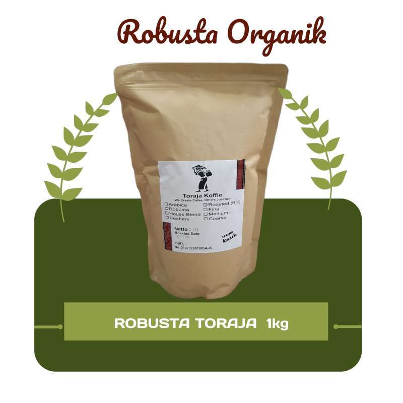 Jual Toraja Koffie Robusta Toraja Bubuk Halus 1 Kg Kopi Asli Toraja ...