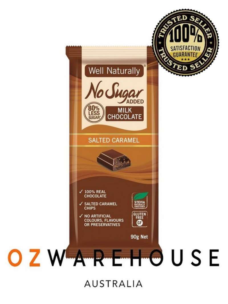 Jual Well Naturally No Sugar Added Chocolate Salted Caramel 90g di ...