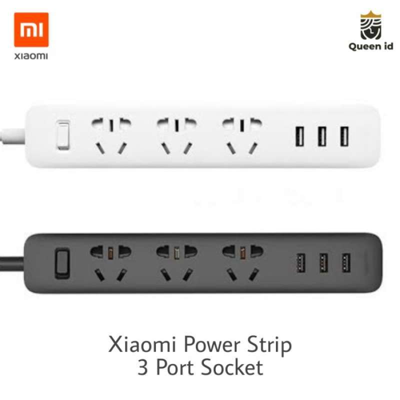 Jual Xiaomi Mi Smart Power Strip Plug Adapter With 3 USB Port 2A ...