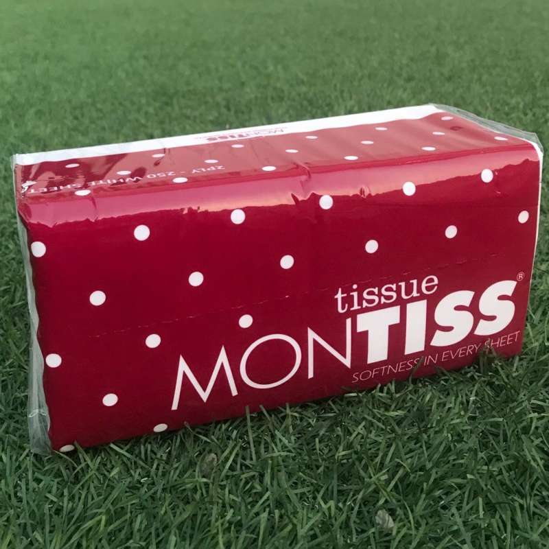 Jual MONTISS Medium-pack Facial Tissue 250 sheets | Tisu Wajah Lembut ...