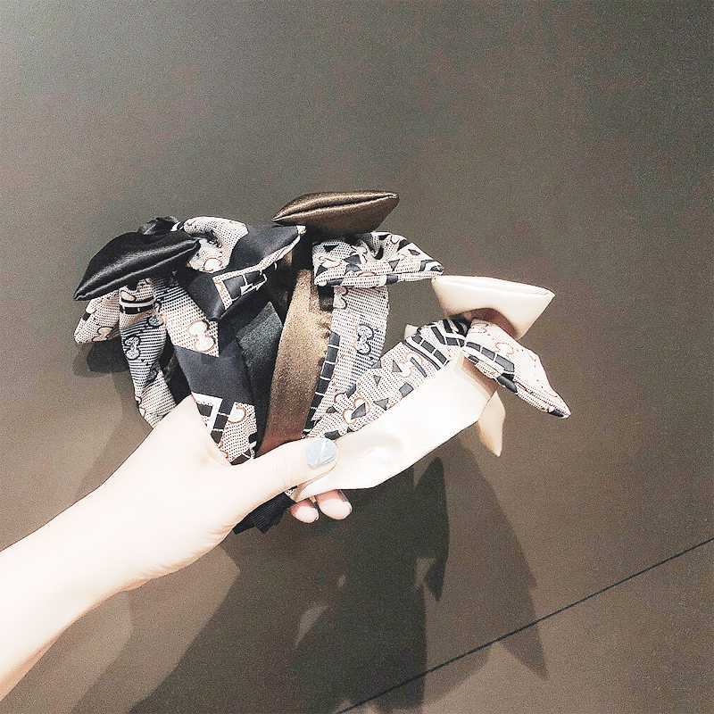 Jual Bando Simpul Motif Polkadot Dan Bunga Ala Korea Bando Retro Hitam ...