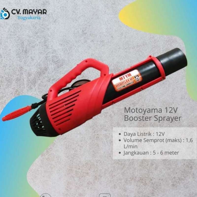 Jual Motoyama Booster Electric Sprayer 12v Di Seller Cv Mayar Official ...