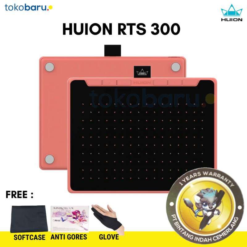 Promo Huion RTS 300 Drawing Pen Tablet Garansi Resmi 1 Tahun - Cosmo Black Diskon 18% di Seller ...
