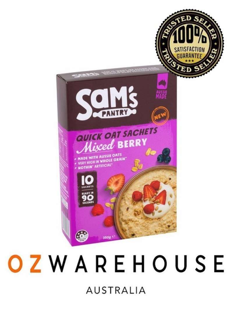Jual Sam's Pantry Quick Oat Sachets Mixed Berry 10 pack di Seller ...