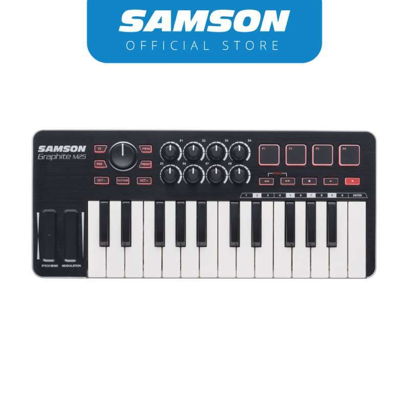 Jual Samson Graphite M25 Mini USB MIDI Keyboard Controller di Seller ...
