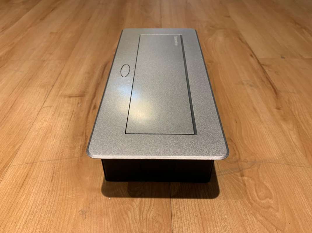 Jual Stop Kontak Lantai Meja Meeting Pop Up Socket Outlet Slow Motion ...