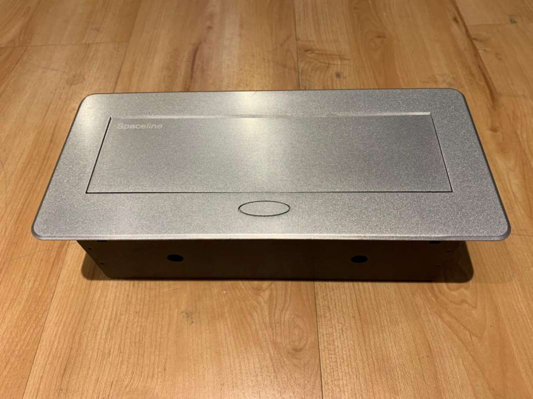 Jual Stop Kontak Lantai Meja Meeting Pop Up Socket Outlet Slow Motion ...