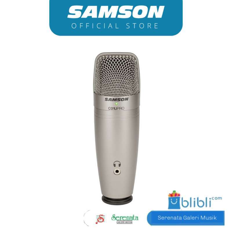 Jual Samson C01U Pro USB Studio Condenser Microphone di Seller Serenata ...