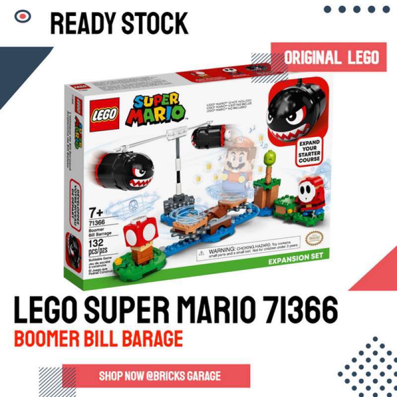 Jual LEGO 71366 Super Mario: Boomer Bill Barrage - Expansion Set di ...