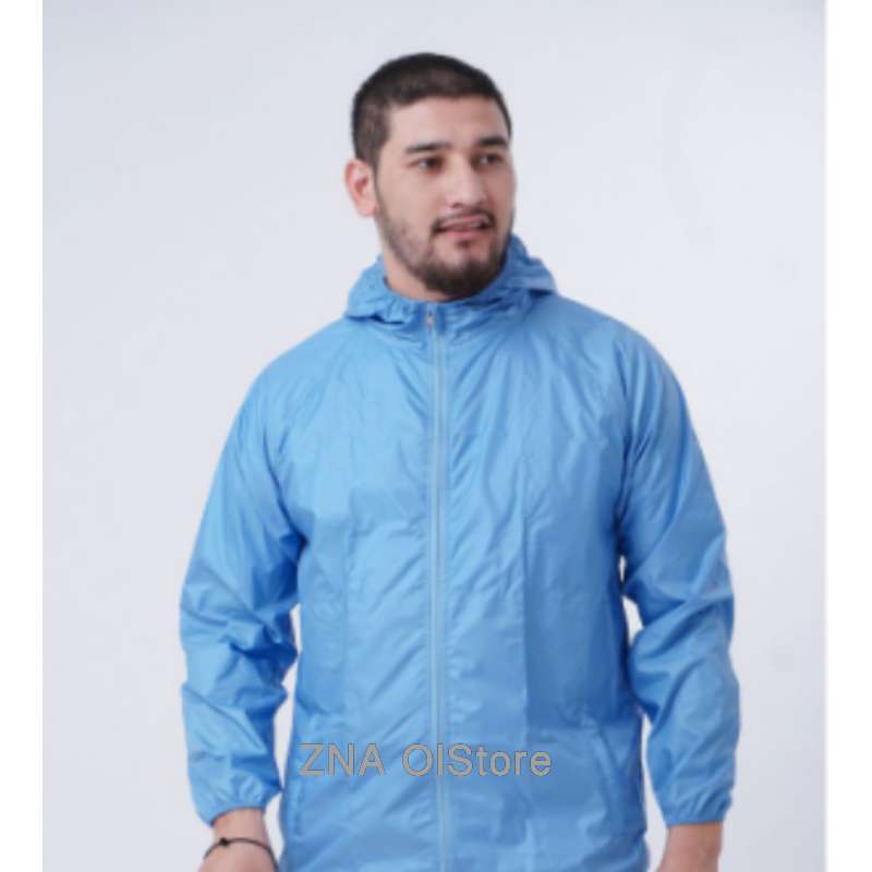 Jual Jaket Parasut Running Waterproof Windbreaker - Allsize Fit XL ...