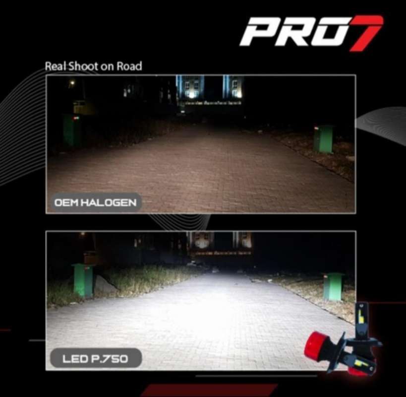 Jual Pro7 Led Premium P750 Hi-low 5700k, 50w Di Seller Yoong Motor Sby ...